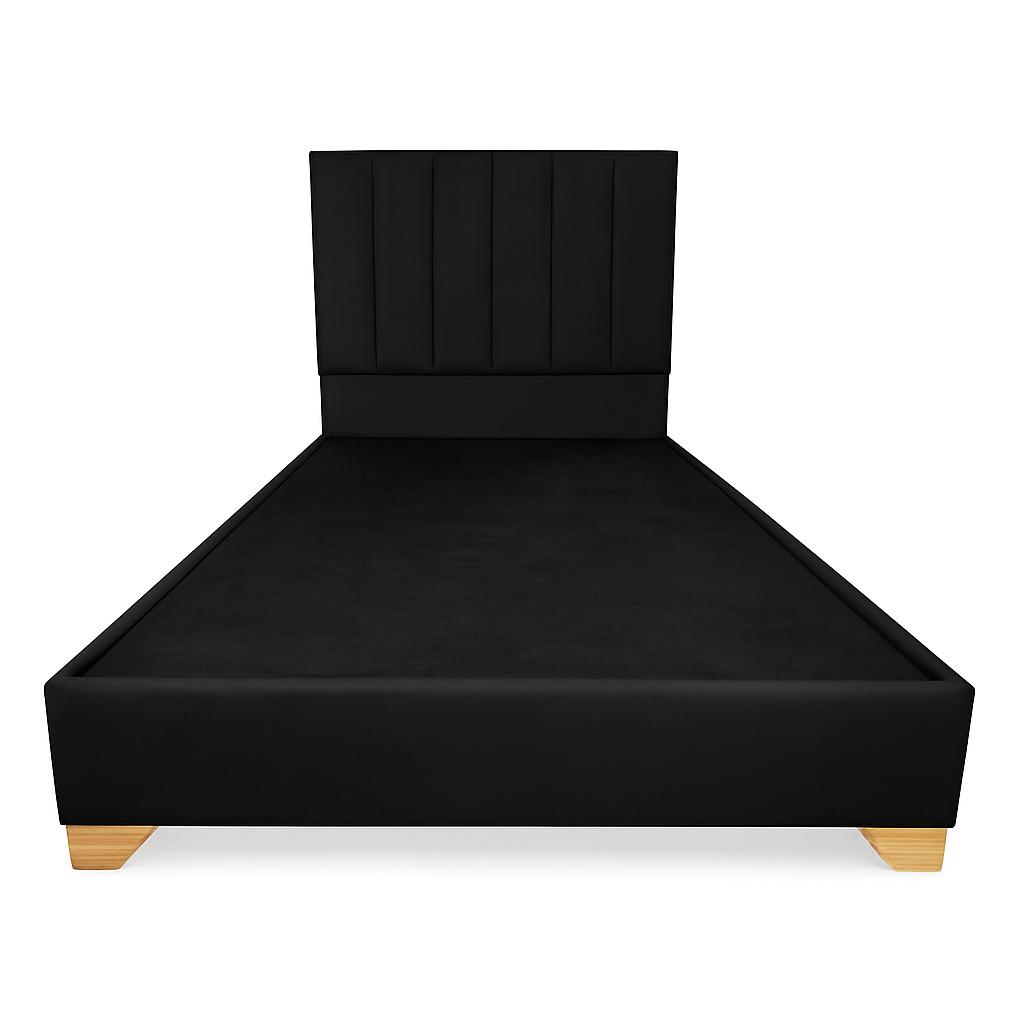 BASE CAMA DENVER - KATAR NEGRO ANTIFLUIDO – Majay Muebles Y Creaciones